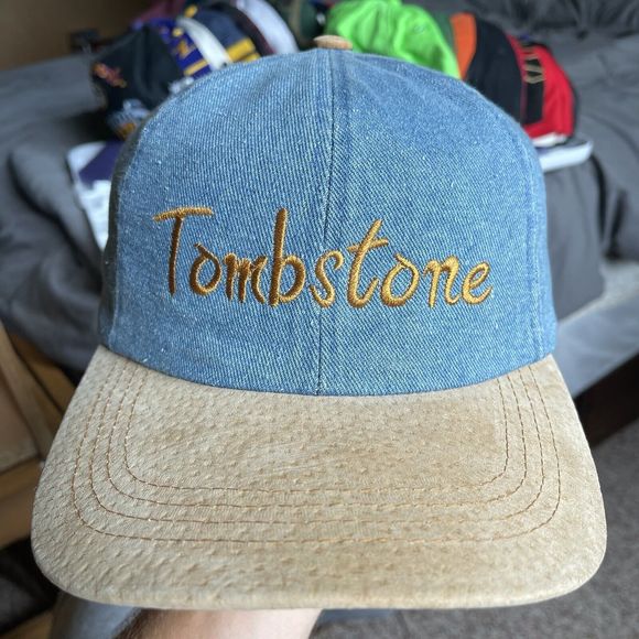 Tombstone | Accessories | Vintage Denim Jean Embroidered Tombstone ...